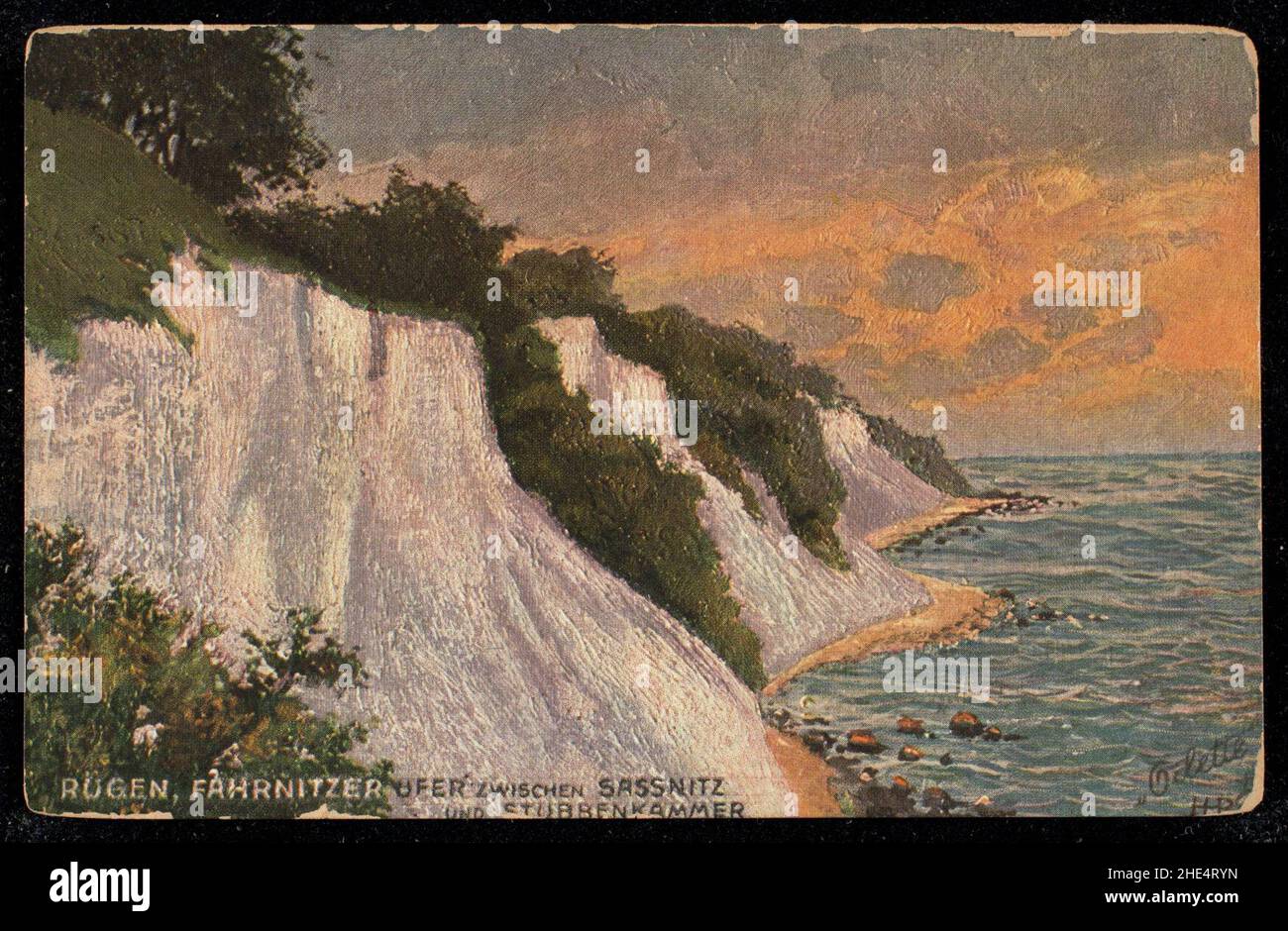 Rugen, Fahrnitzer ufer zwischen Sassnitz und Stubbenkammer Stock Photo ...