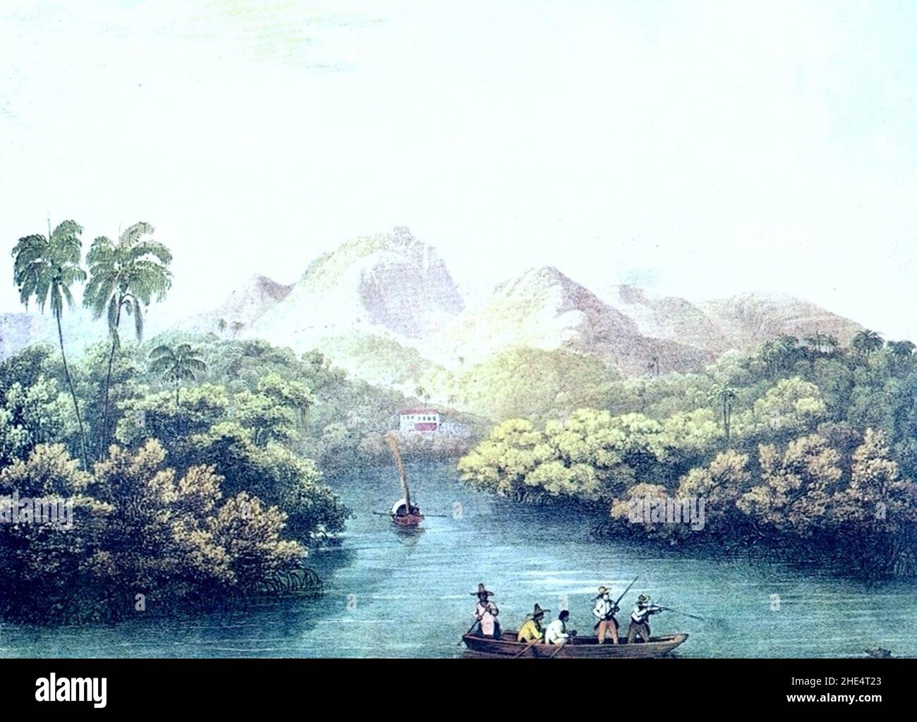 Rugendas - Rio Inhomirim Stock Photo - Alamy