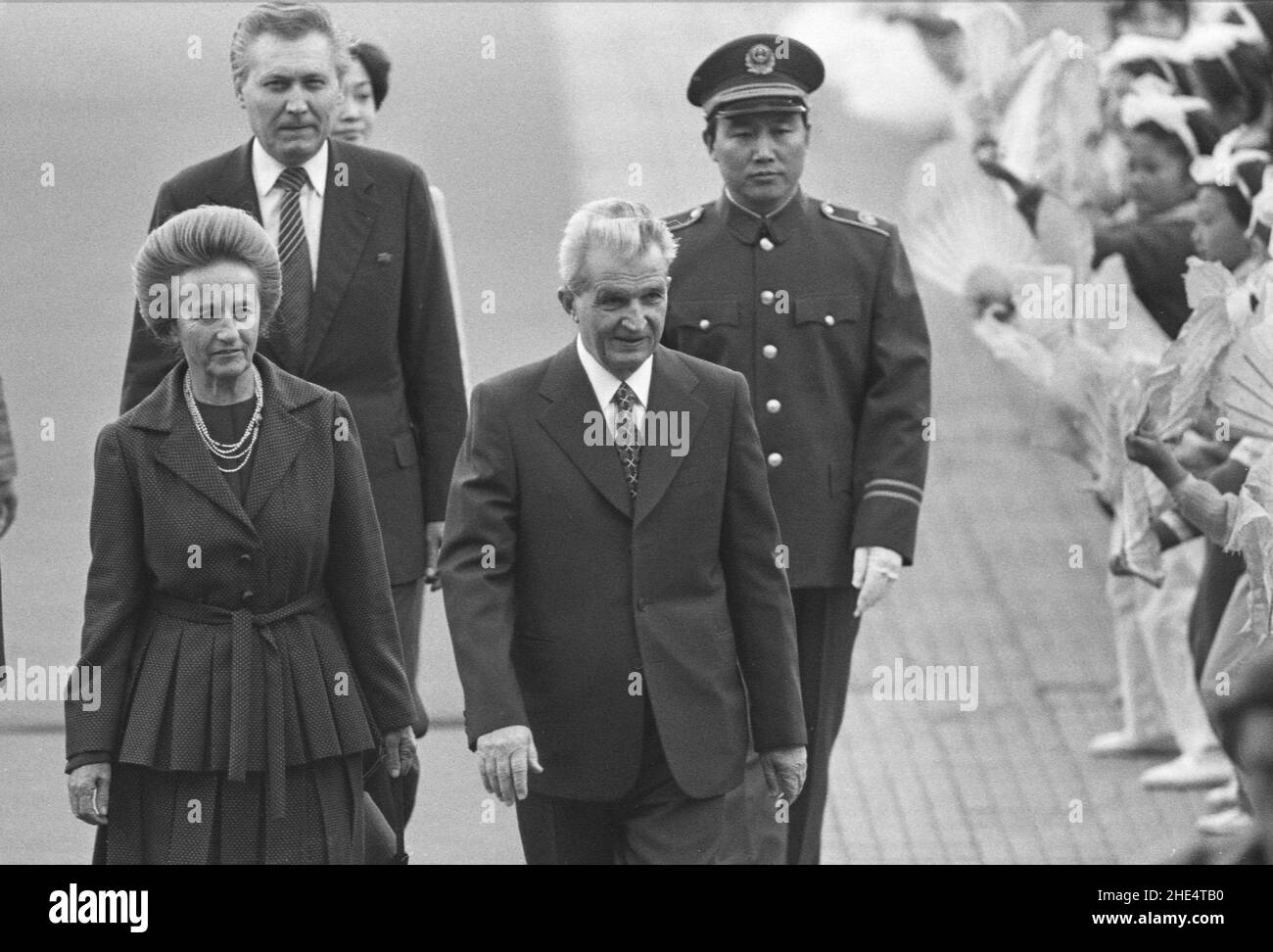 Ceausescu couple Black and White Stock Photos & Images - Alamy