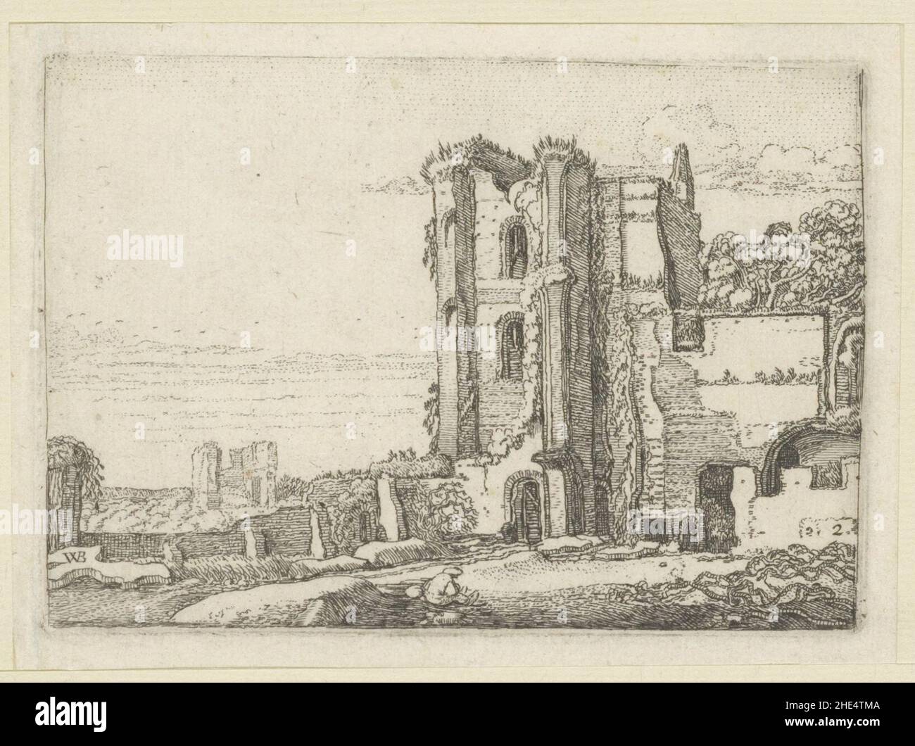 Ruïne van Brederode Stock Photo - Alamy