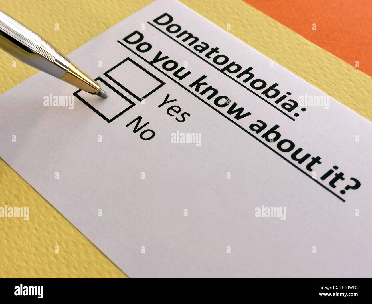 Domatophobia hi-res stock photography and images - Alamy