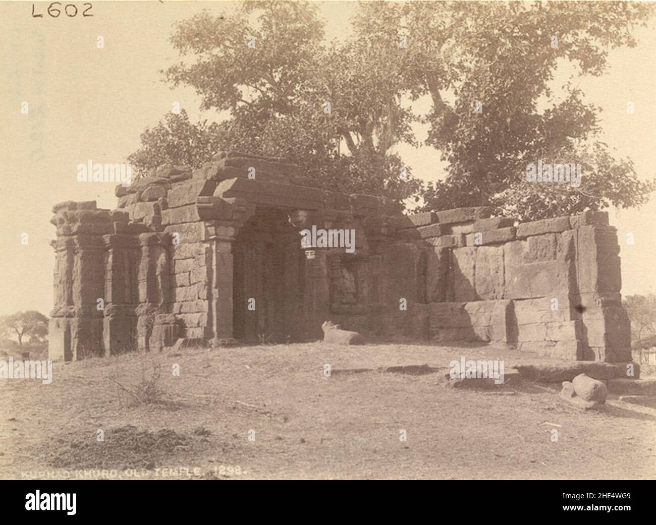 Ruins of a Hindu temple at Kurhad Khurd, Maharashtra Stock Photo - Alamy