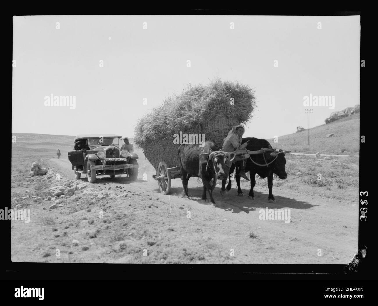Circassian ox cart Black and White Stock Photos & Images - Alamy