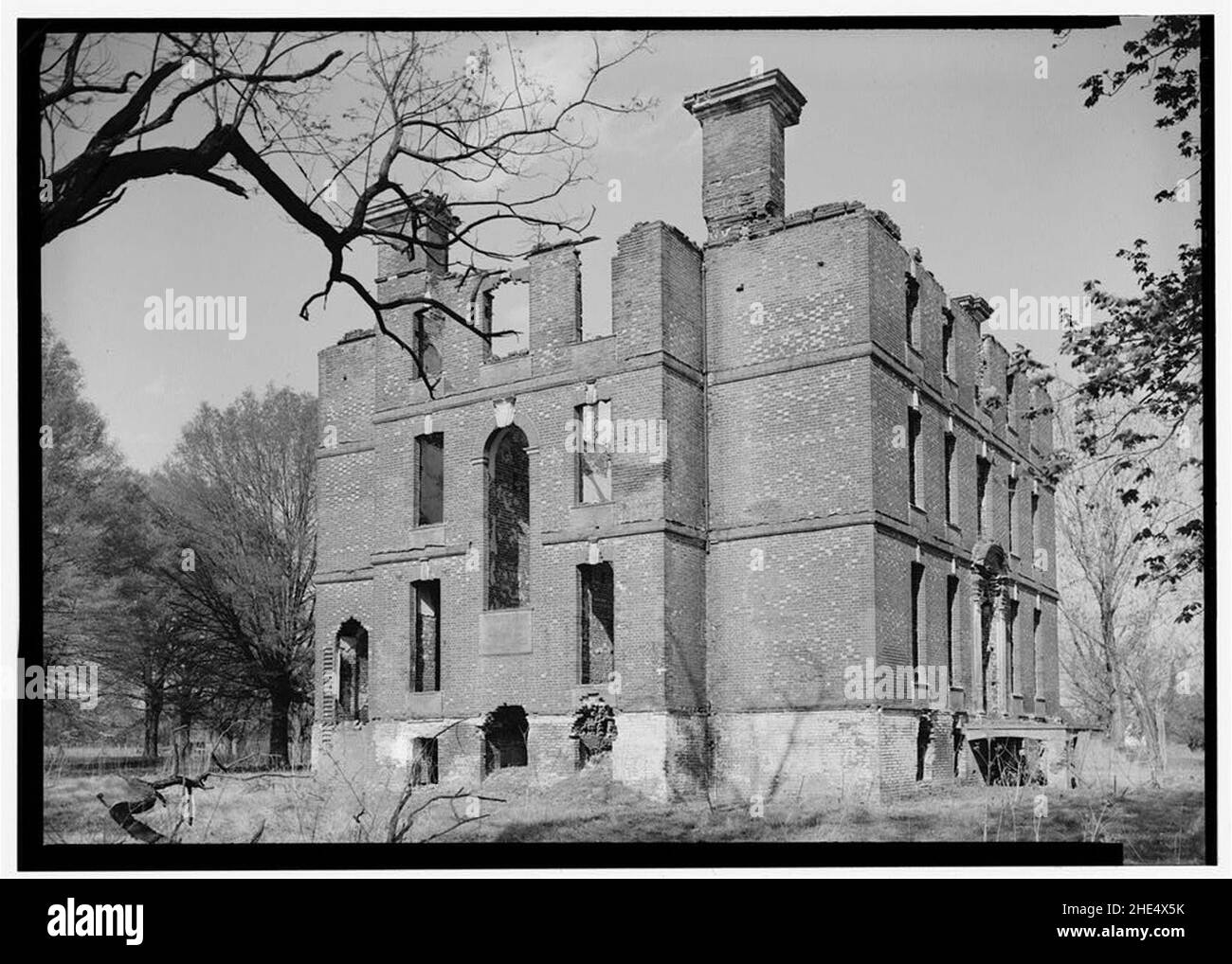 Ruins of Rosewell Plantation Gloucester County Virginia Stock Photo - Alamy