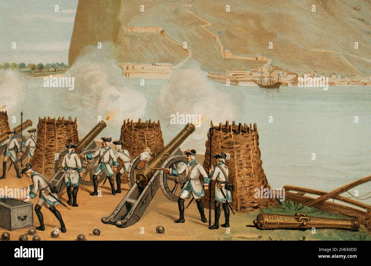 History of Spain. 18th century. Illustration depicting one of the ...