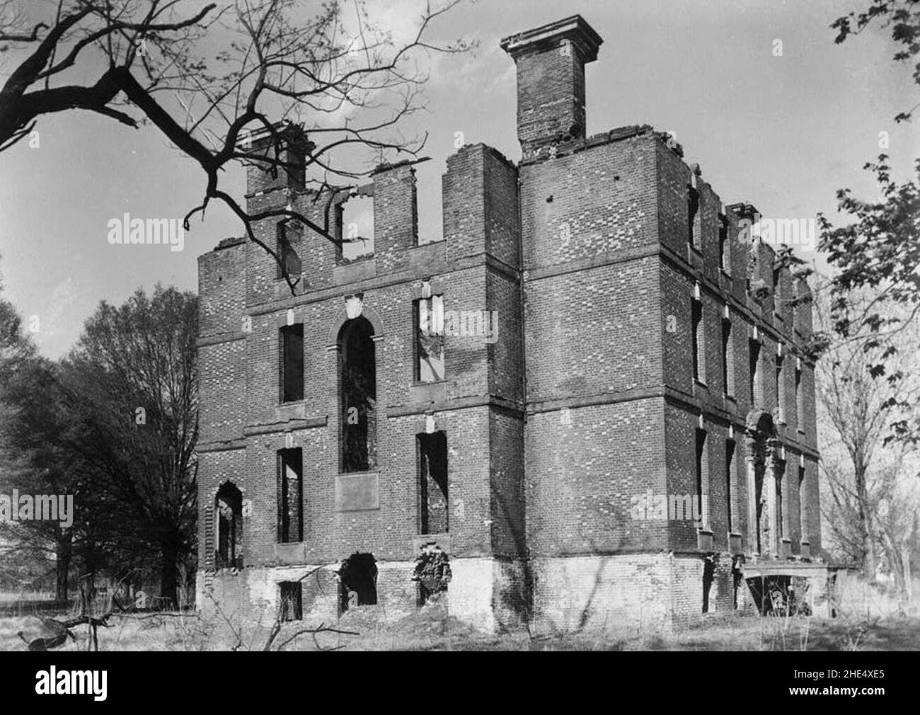 Ruins Rosewell Plantation Gloucester County Virginia Stock Photo - Alamy