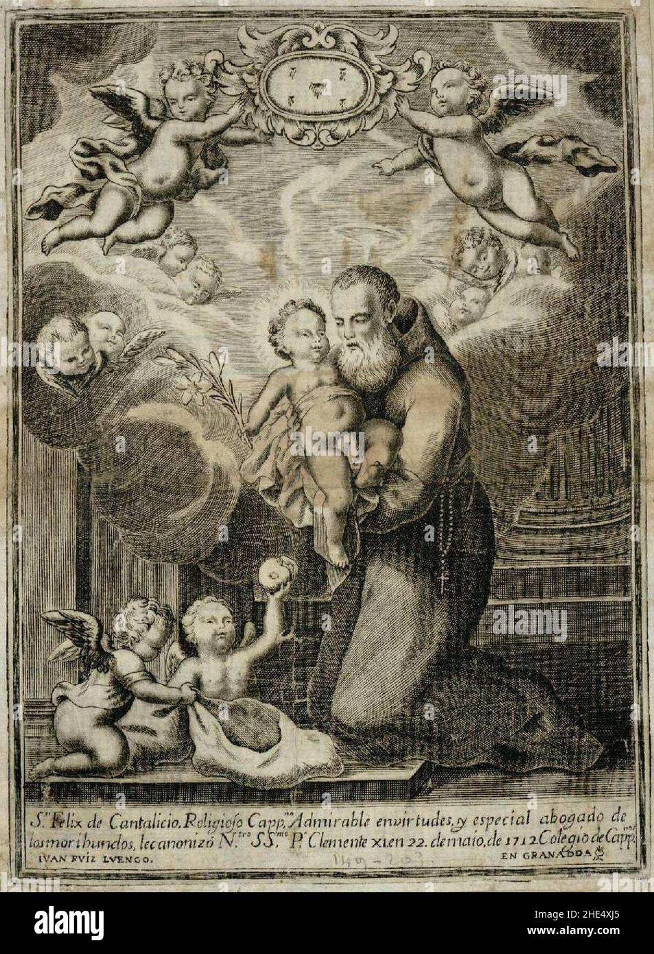 Ruiz luengo-San Félix de Cantalicio Stock Photo - Alamy