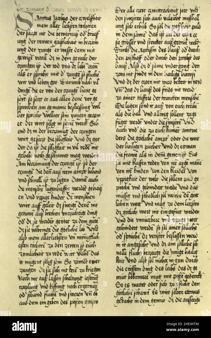 Rule of Ps. Jerome in German, Munich, Germ. 7264, fol. 28v Stock Photo ...