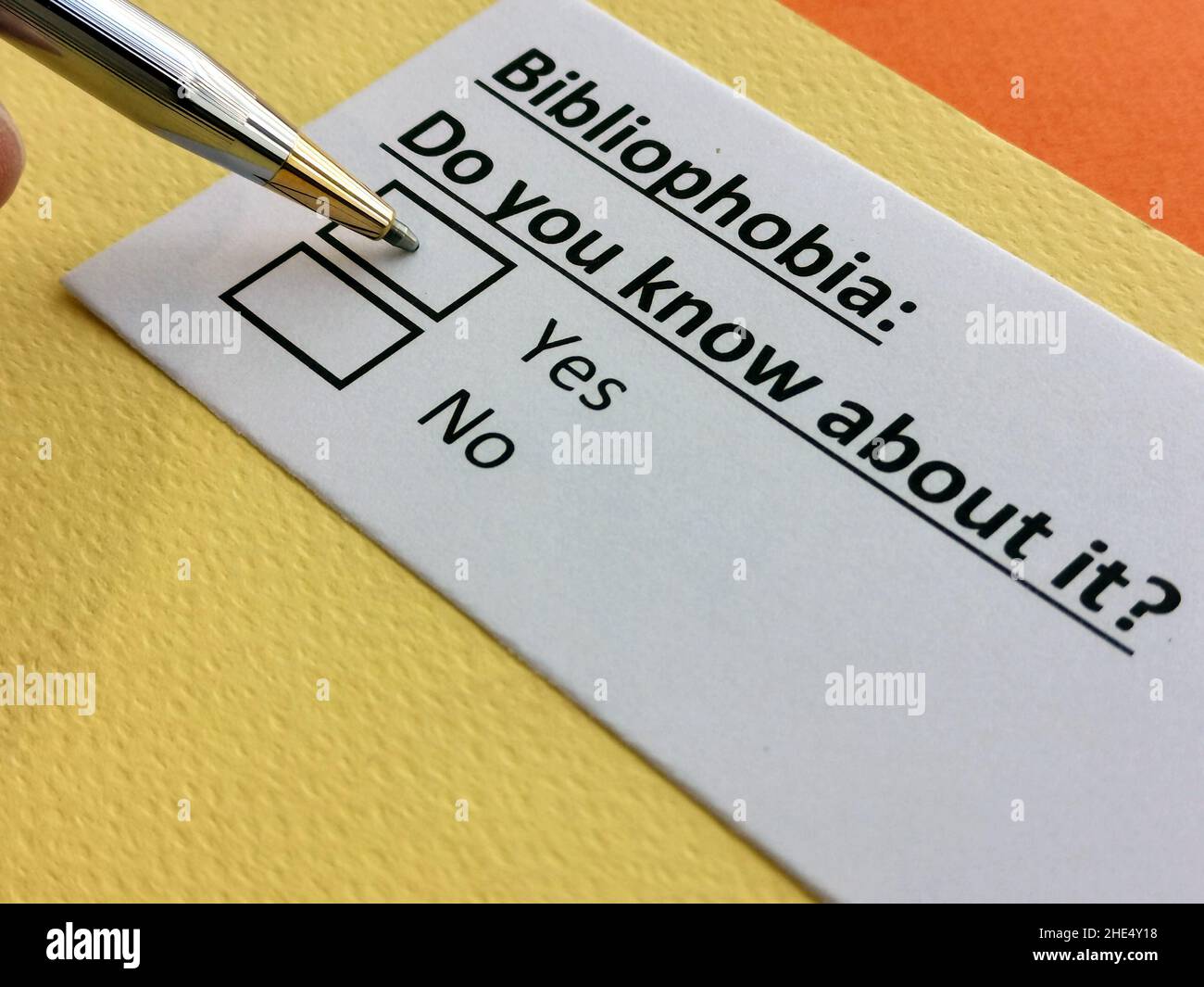 Bibliophobia hi-res stock photography and images - Alamy