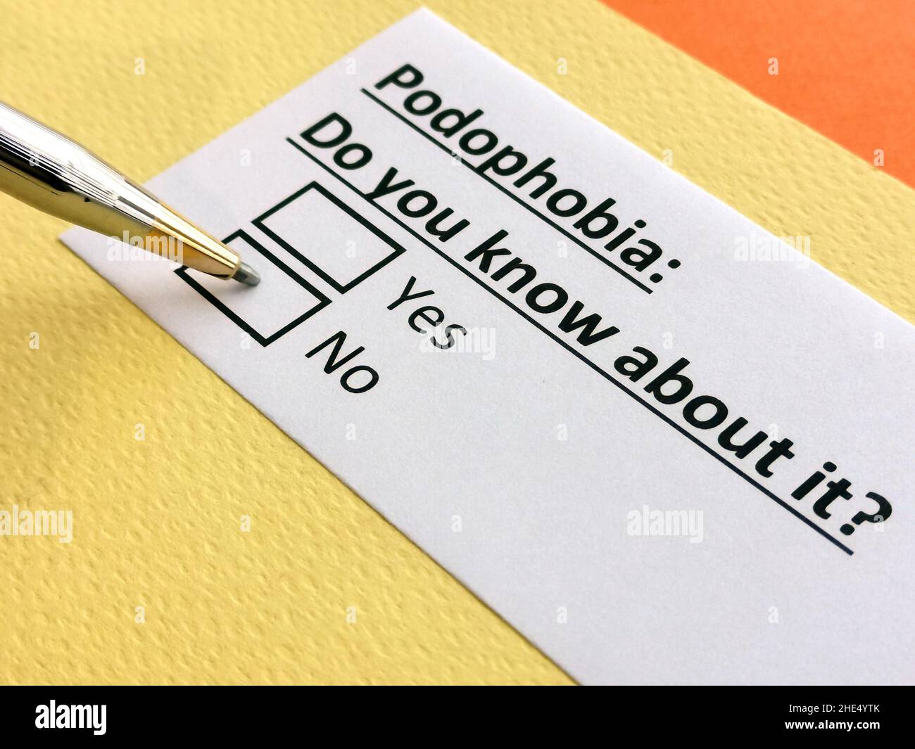 Podophobia hi-res stock photography and images - Alamy