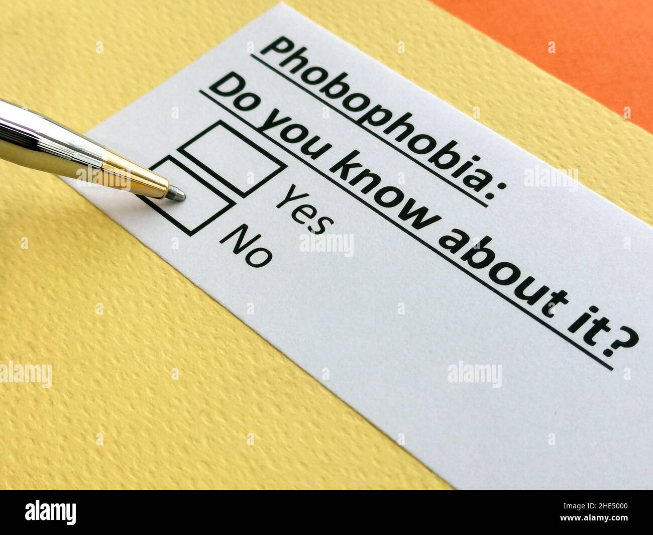 Phobophobia hi-res stock photography and images - Alamy