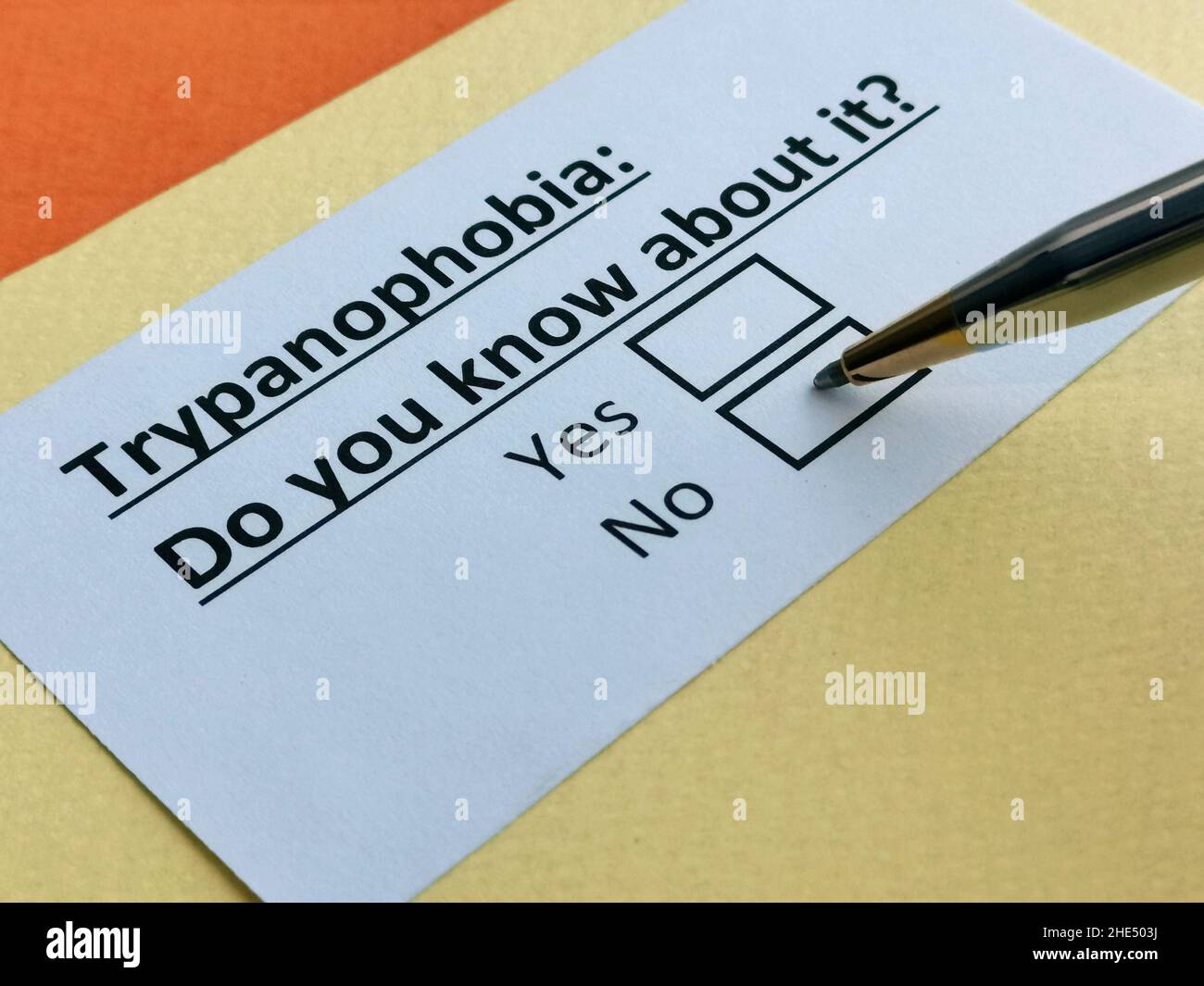 Trypanophobia hi-res stock photography and images - Alamy