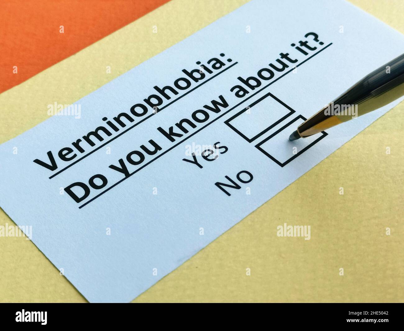 Verminophobia hi-res stock photography and images - Alamy