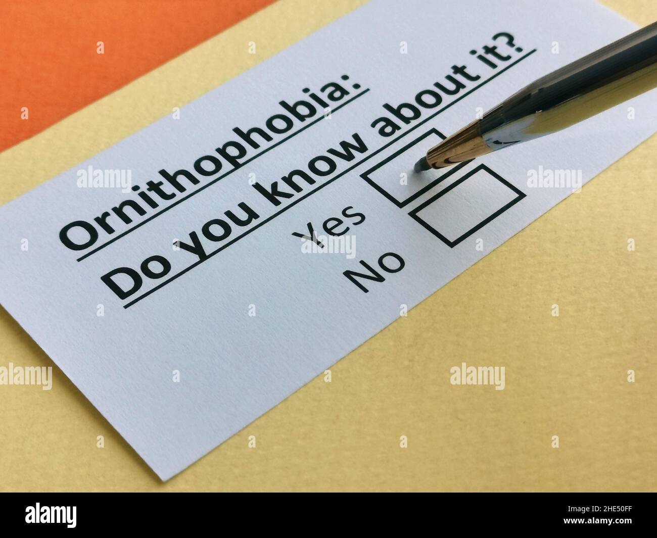 Ornithophobia hi-res stock photography and images - Alamy