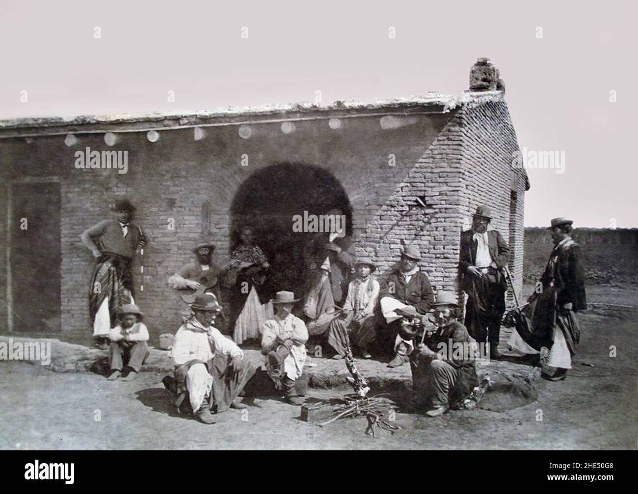 Rural workers Argentina 1890s Stock Photo - Alamy