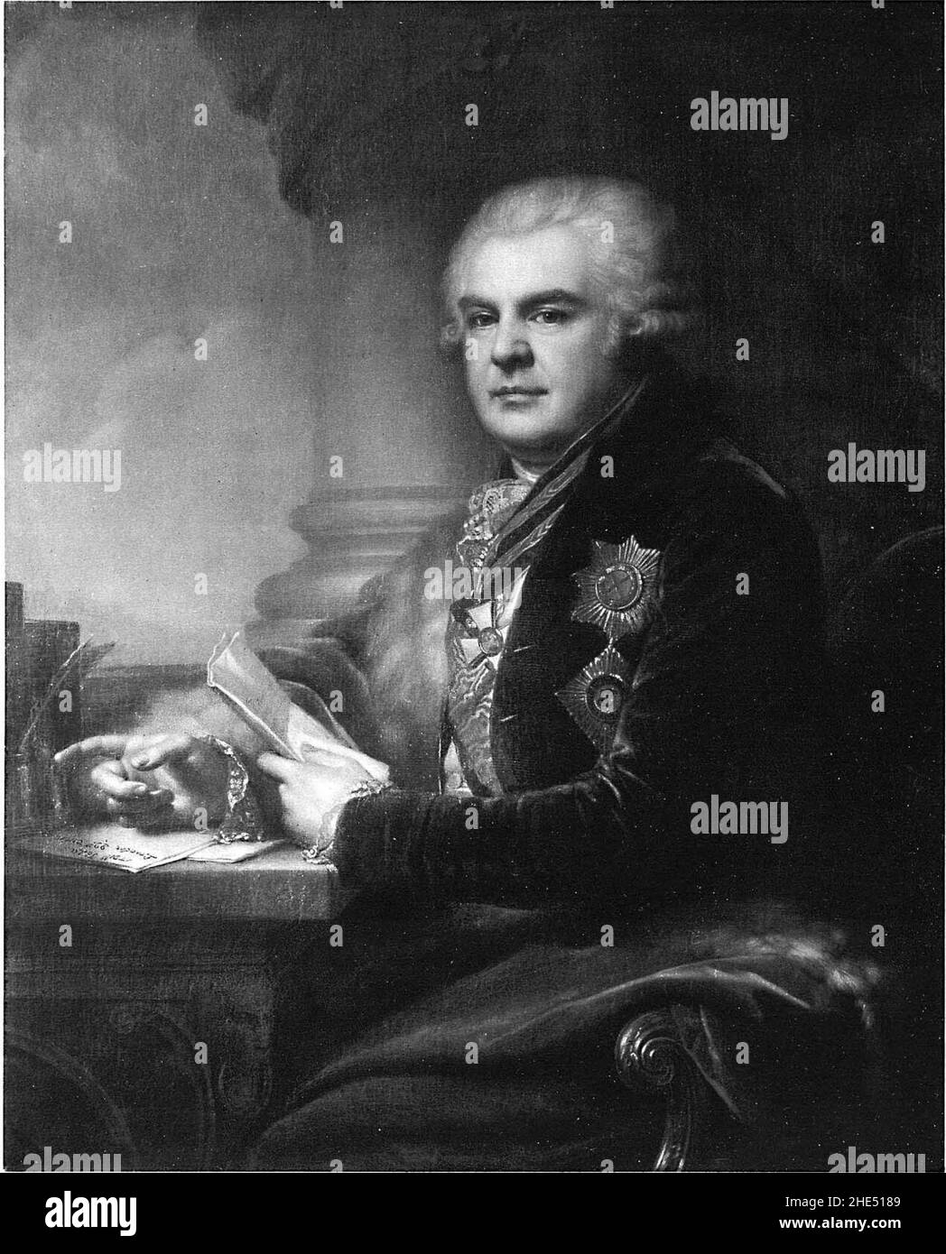 RusPortraits v2-025 Le Comte Alexandre Nicolaewitch Samoiloff Stock ...