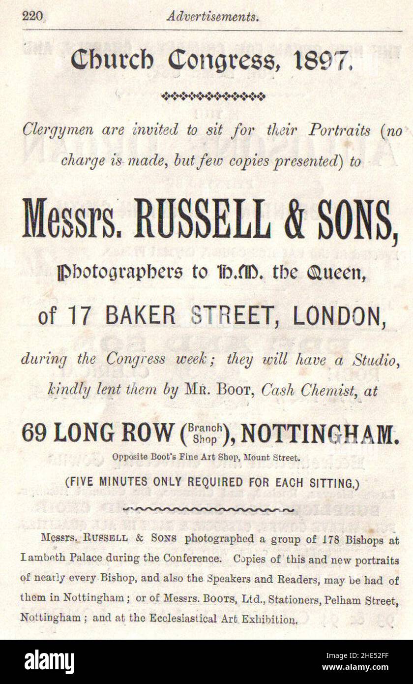 Russell and sons hi-res stock photography and images - Alamy