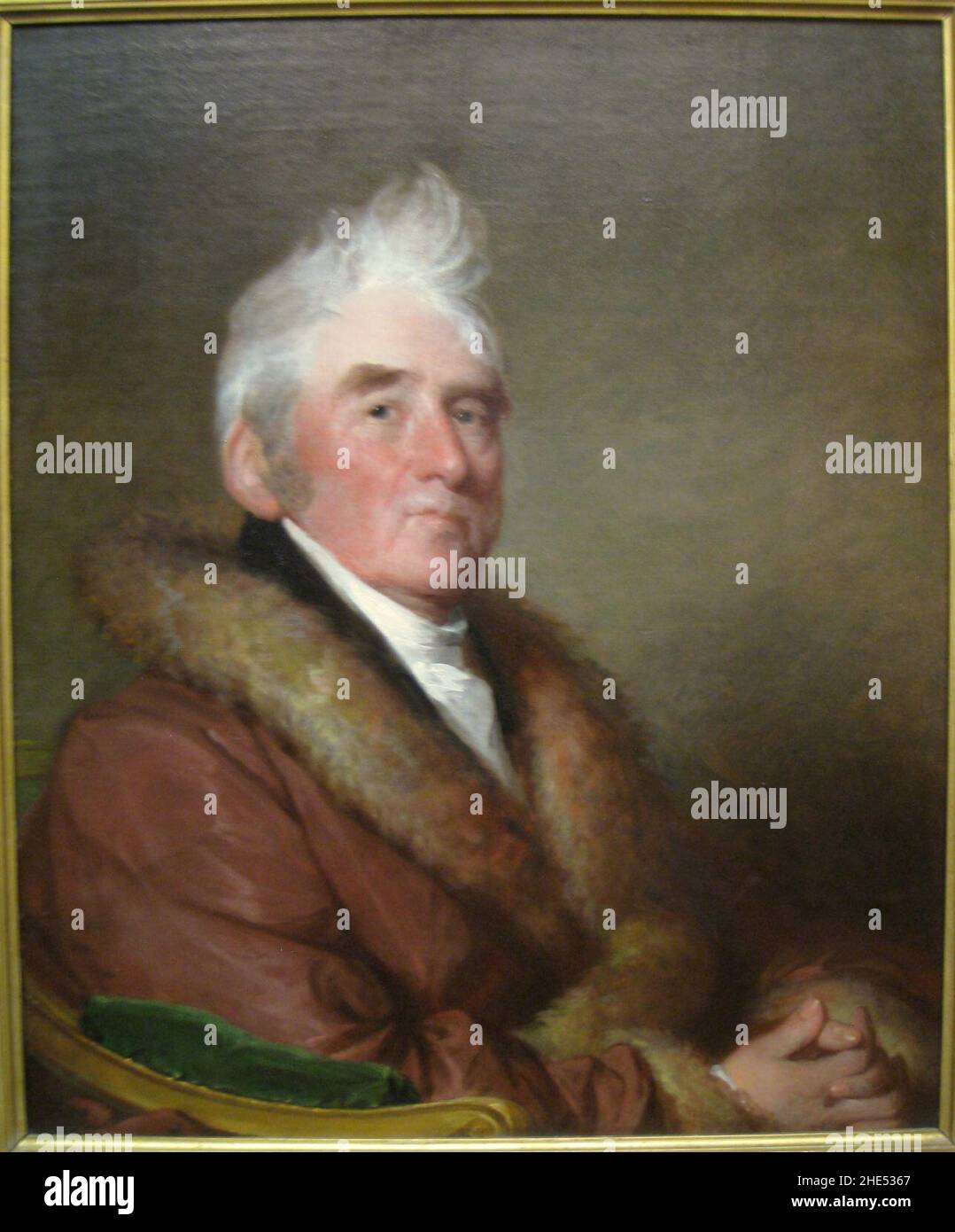 Russell Sturgis, 1822, by Gilbert Stuart (1755-1828 Stock Photo - Alamy