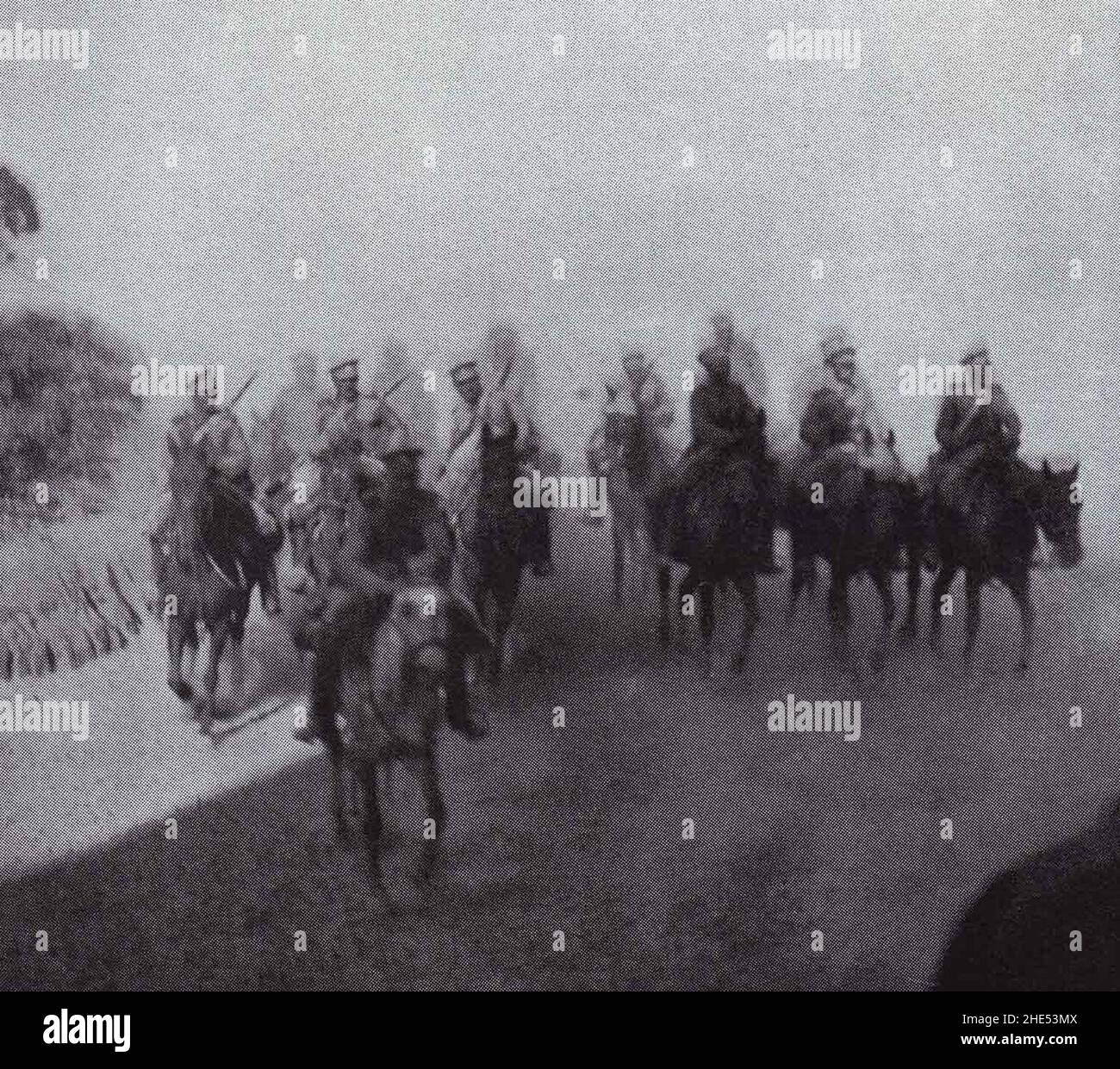 Russian Cavalry under Reconnaissance Mission during the Battle of ...