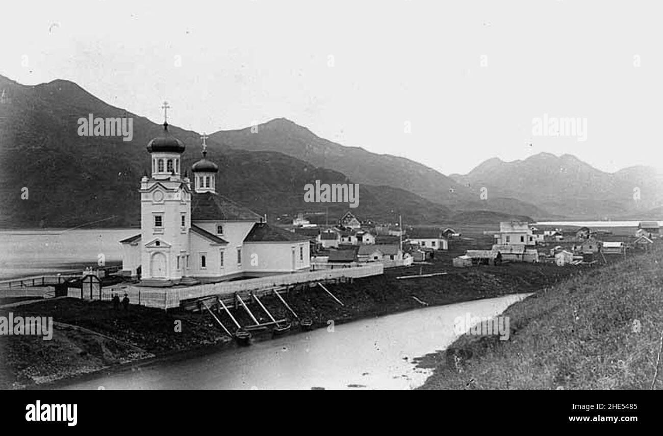 Unalaska russian orthodox church hi-res stock photography and images ...