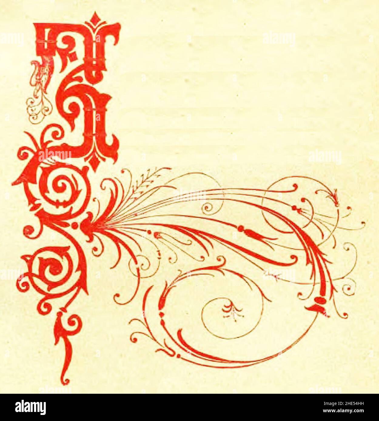 Russian Revival (1895) - letter з Stock Photo - Alamy