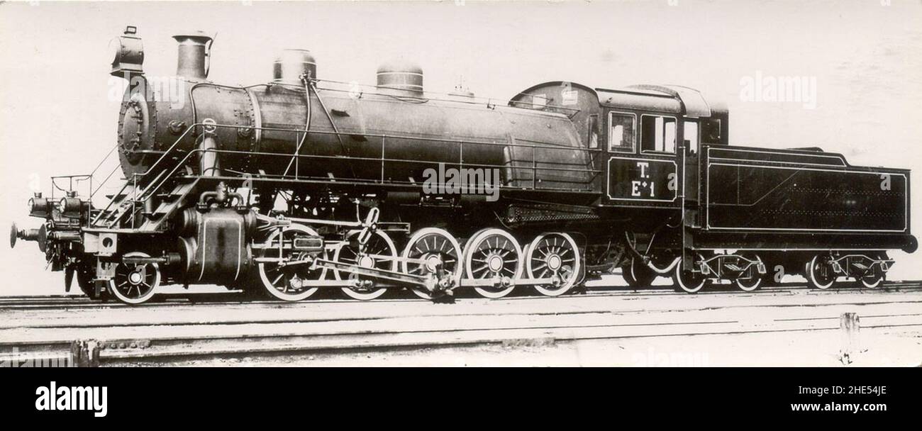 Russian steam locomotive Ef-1 Stock Photo - Alamy