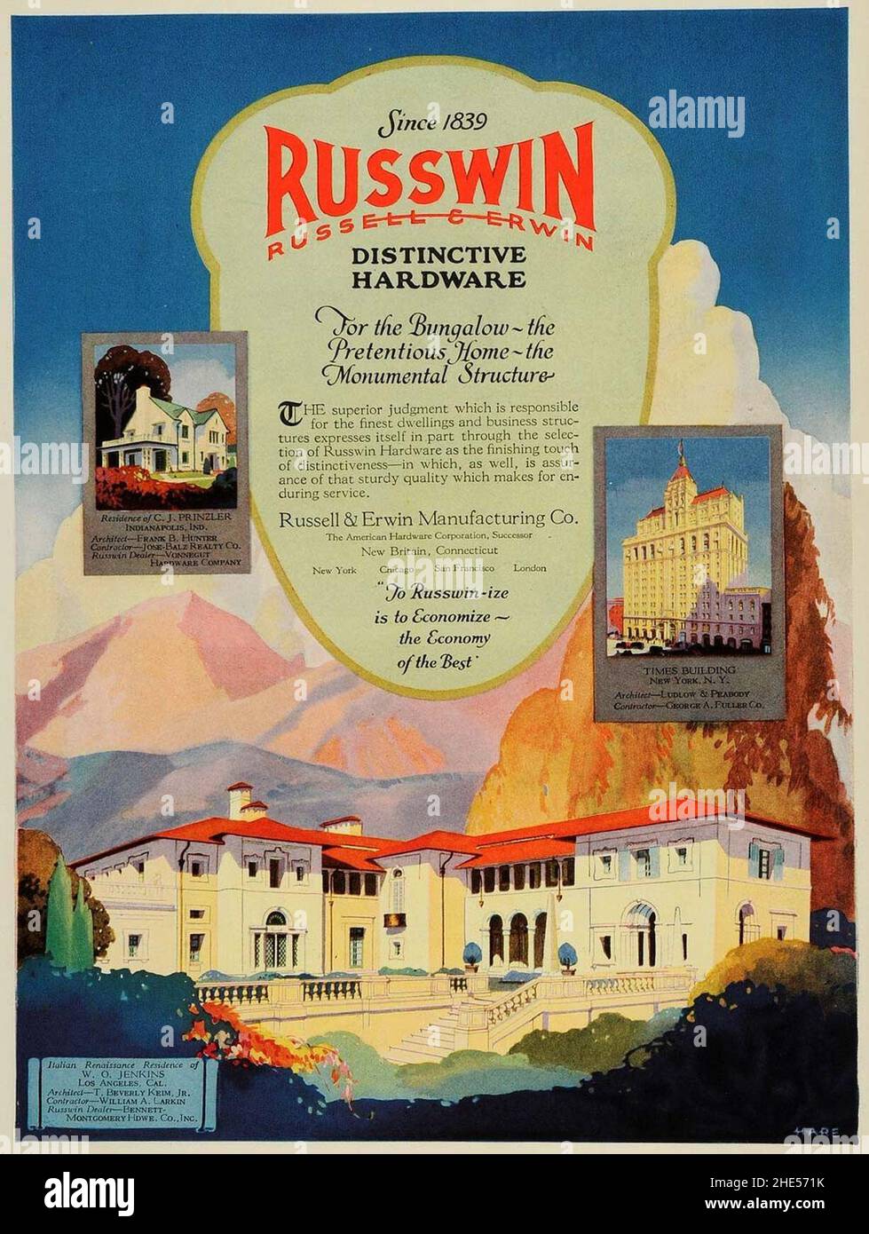 Russwin hi-res stock photography and images - Alamy