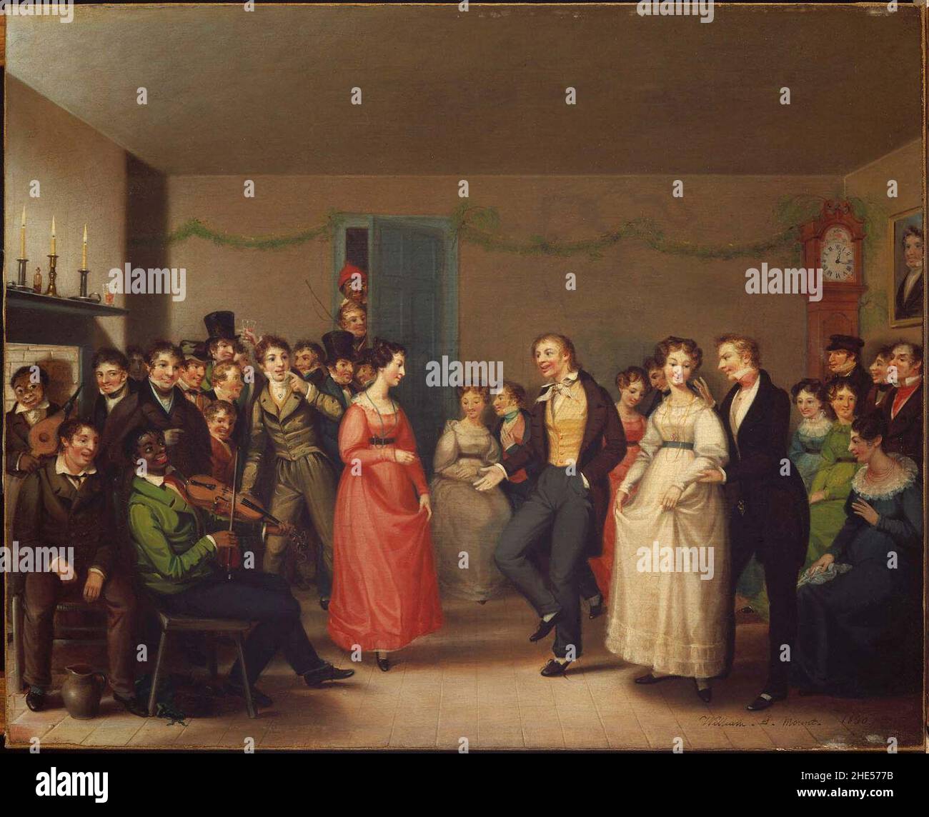 Rustic Dance After a Sleigh Ride Stock Photo - Alamy