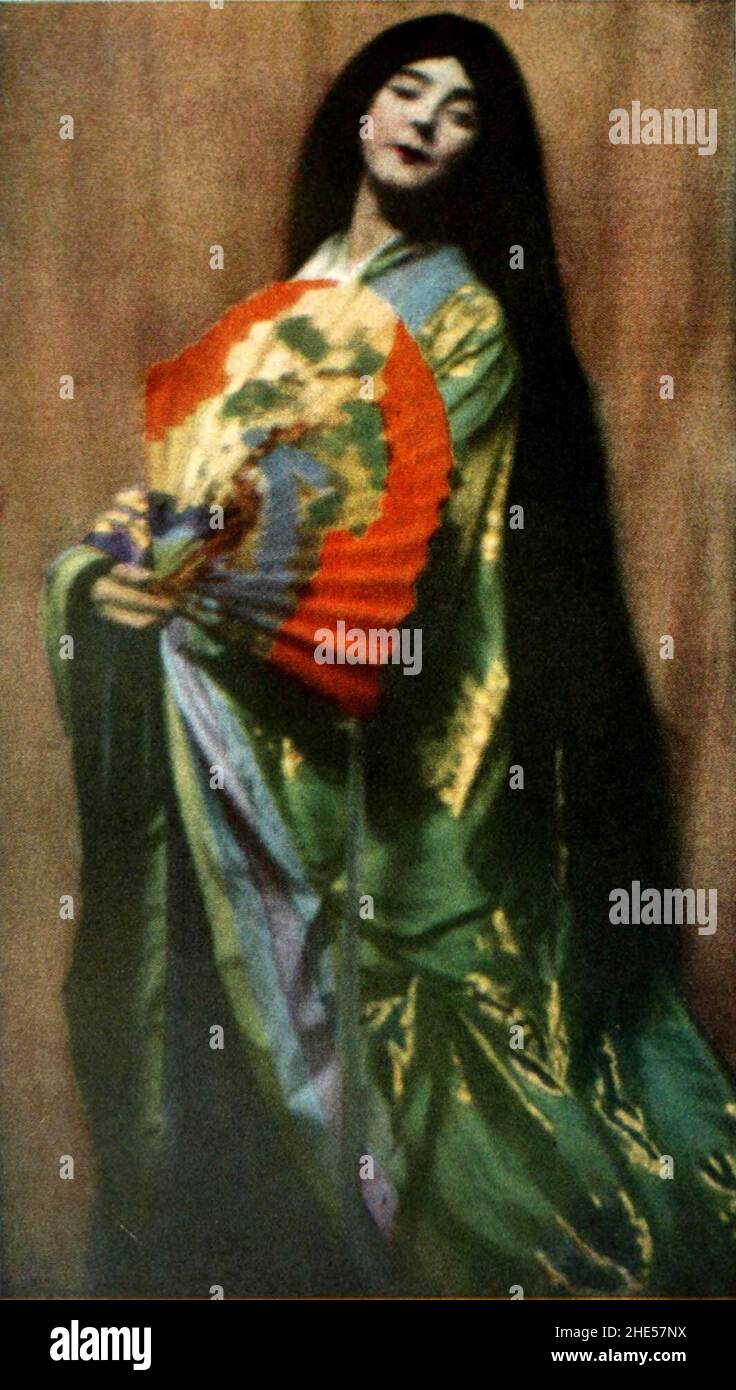 Ruth St Denis Oriental Dance Genthe Stock Photo - Alamy