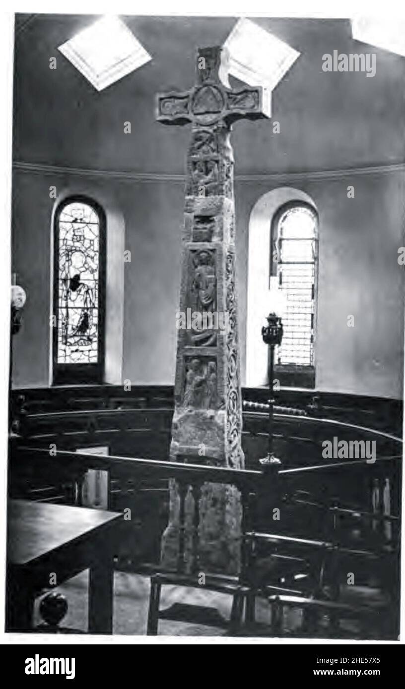 Ruthwell Cross, South and West Faces Stock Photo - Alamy