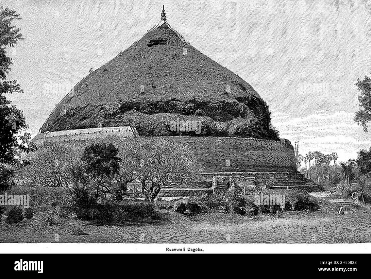 Ruwanwelisaya in 1891 Stock Photo - Alamy