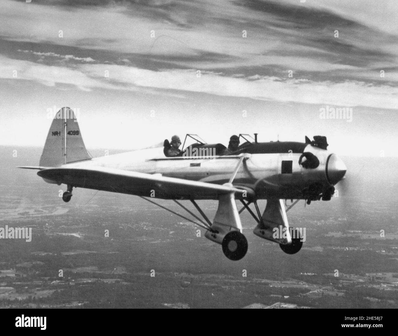 Ryan NR-1 Recruit US Navy trainer in flight Stock Photo - Alamy