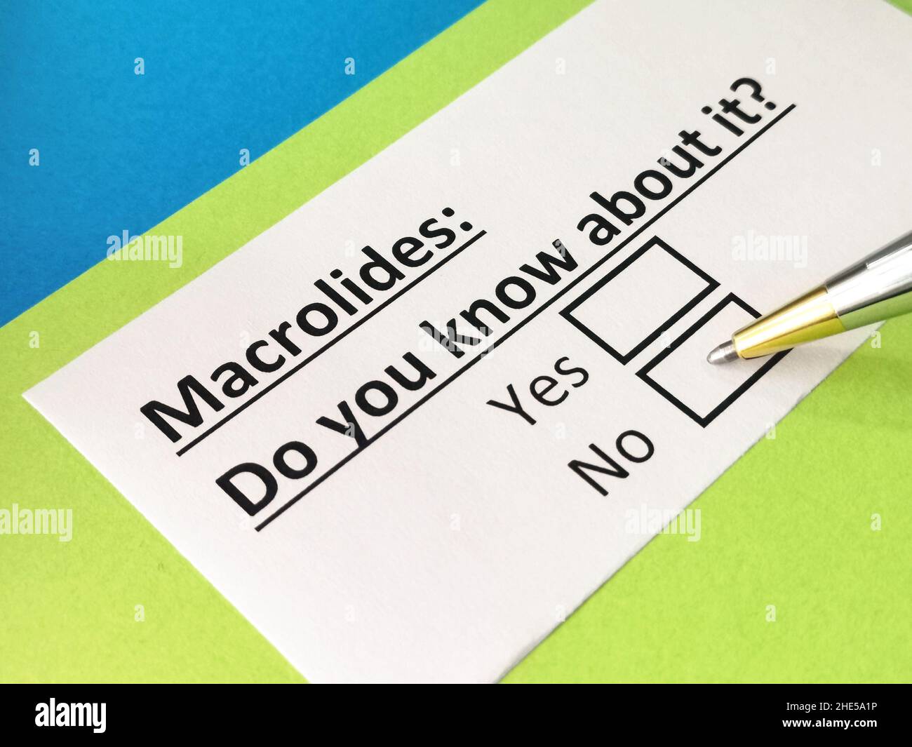 Macrolides hi-res stock photography and images - Alamy