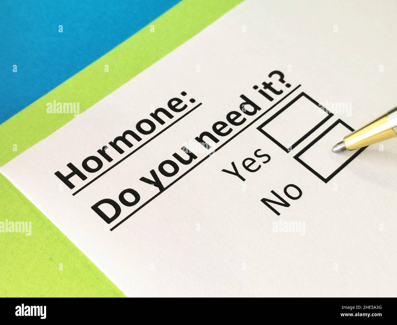 Hormone therapy hi-res stock photography and images - Alamy