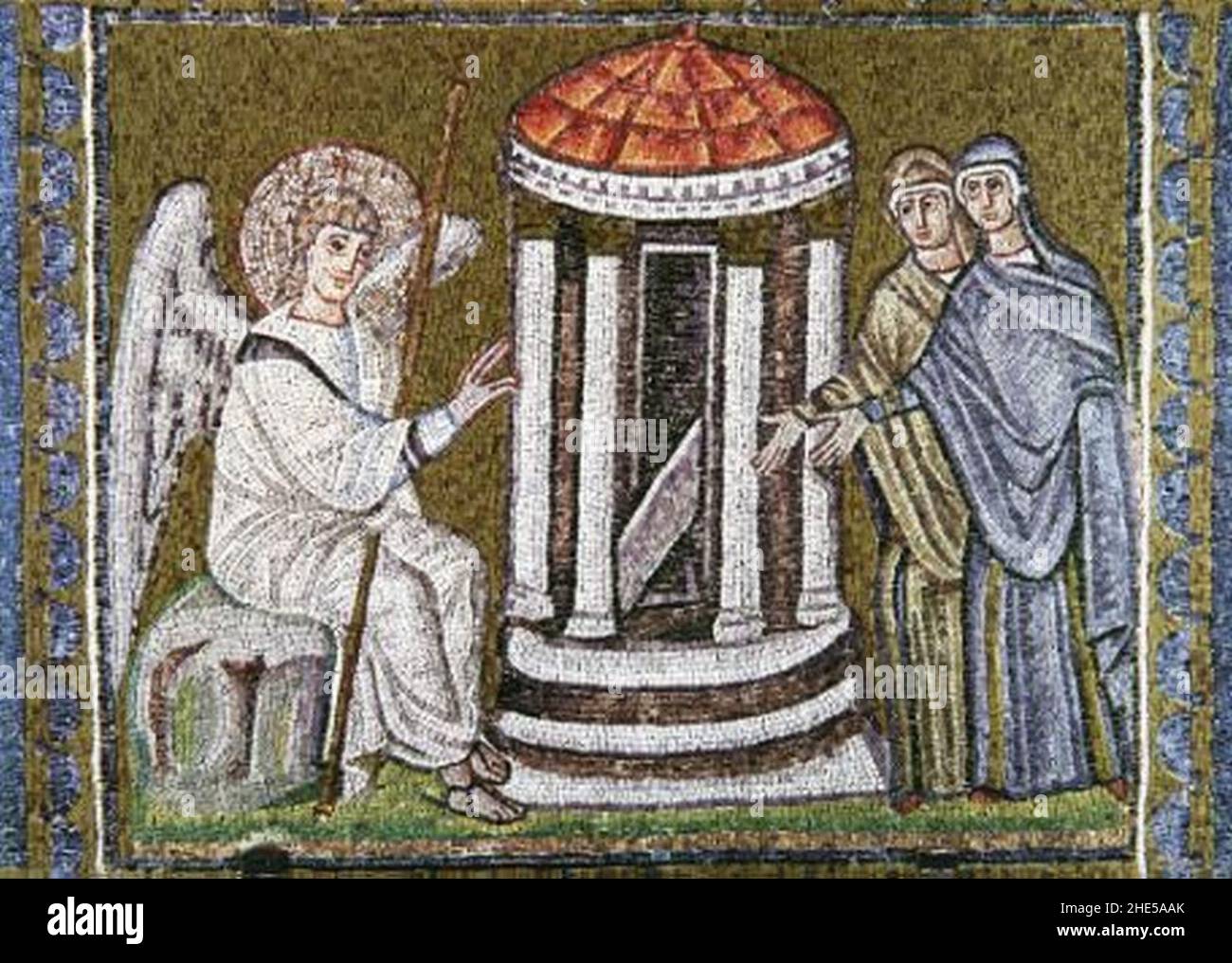 S. Apollinare Nuovo Marys at Tomb Stock Photo - Alamy