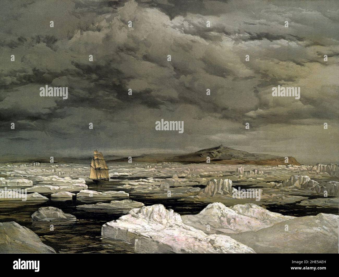 S. Gurney Cresswell & W. Simpson - First Discovery of Land by HMS ...