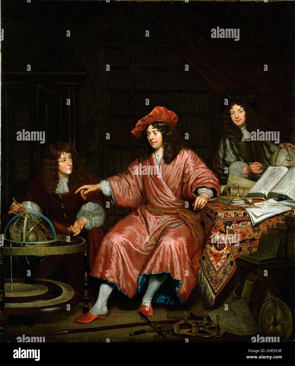 SA 35787-Barend van Lin (ca. 1641-1705) met zijn jongere broer en zijn ...