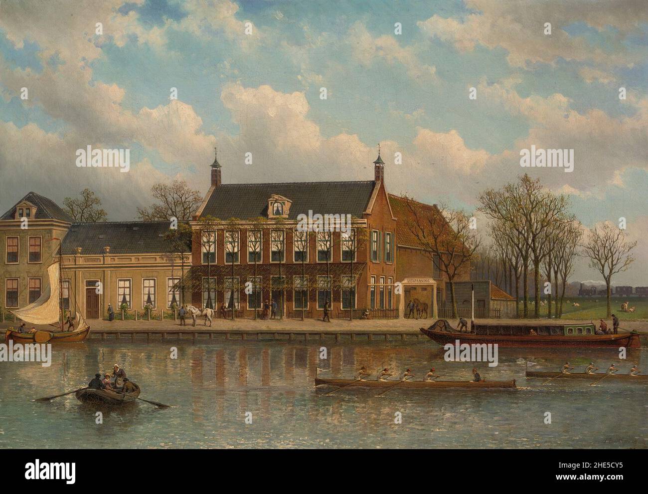SA 35905-De Amstel bij de uitspanning Lokhorst Stock Photo - Alamy