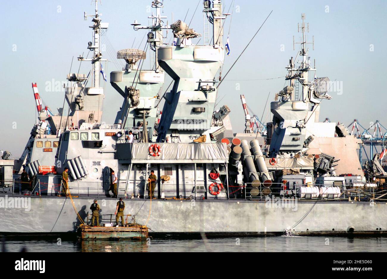 Sa'ar 4.5 INS Romah and INS Sufa Stock Photo - Alamy