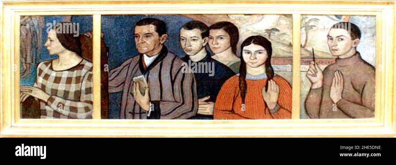 Sabin Popp - Portret de familie (triptic Stock Photo - Alamy