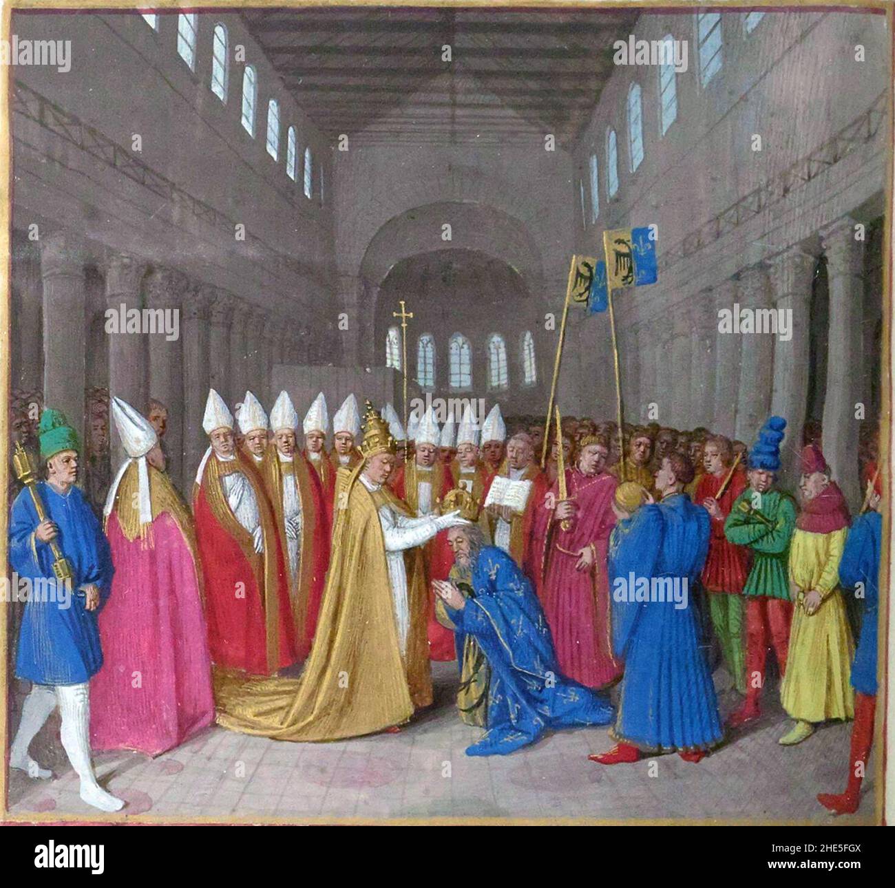 Sacre de Charlemagne Stock Photo - Alamy