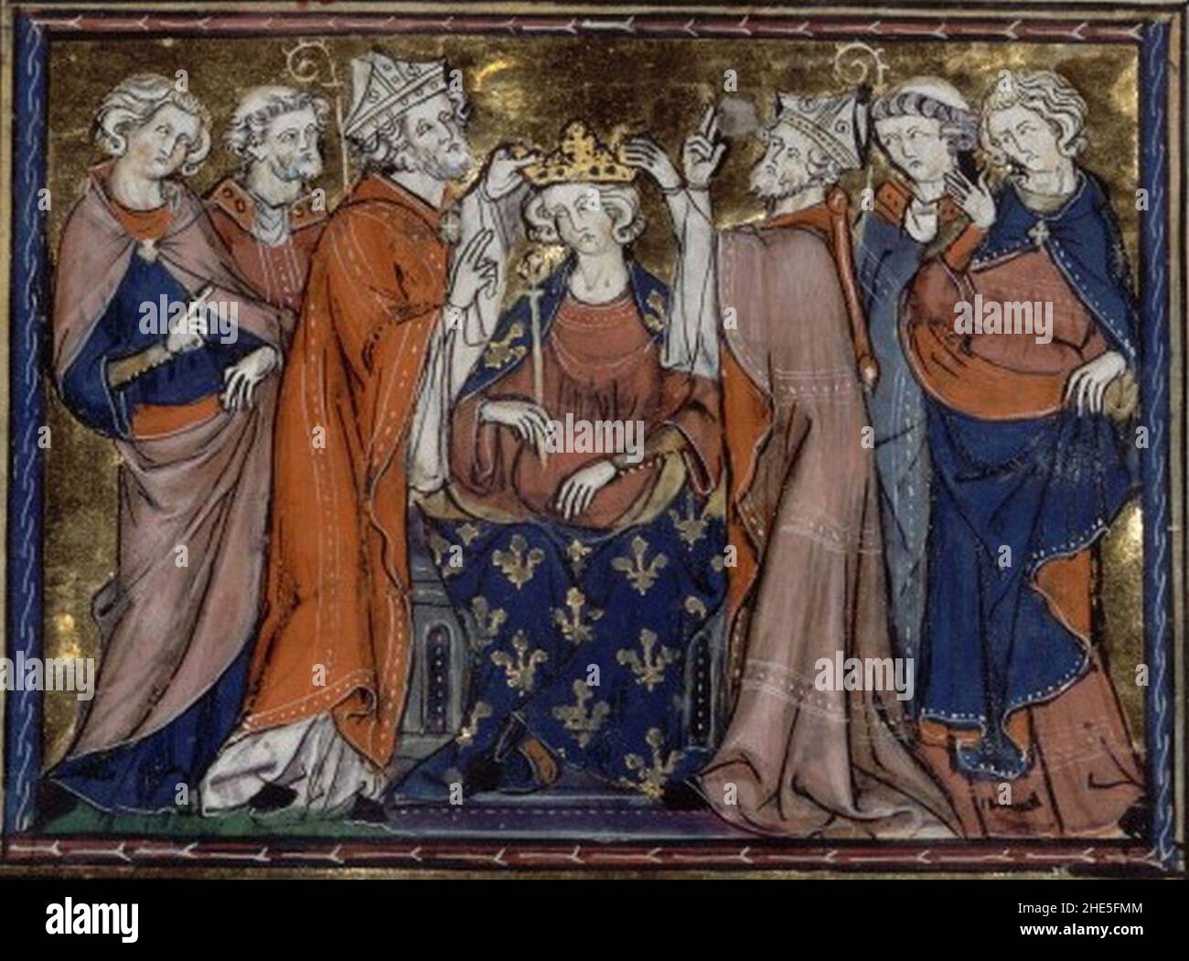 Sacre Louis VI de France 1 Stock Photo - Alamy