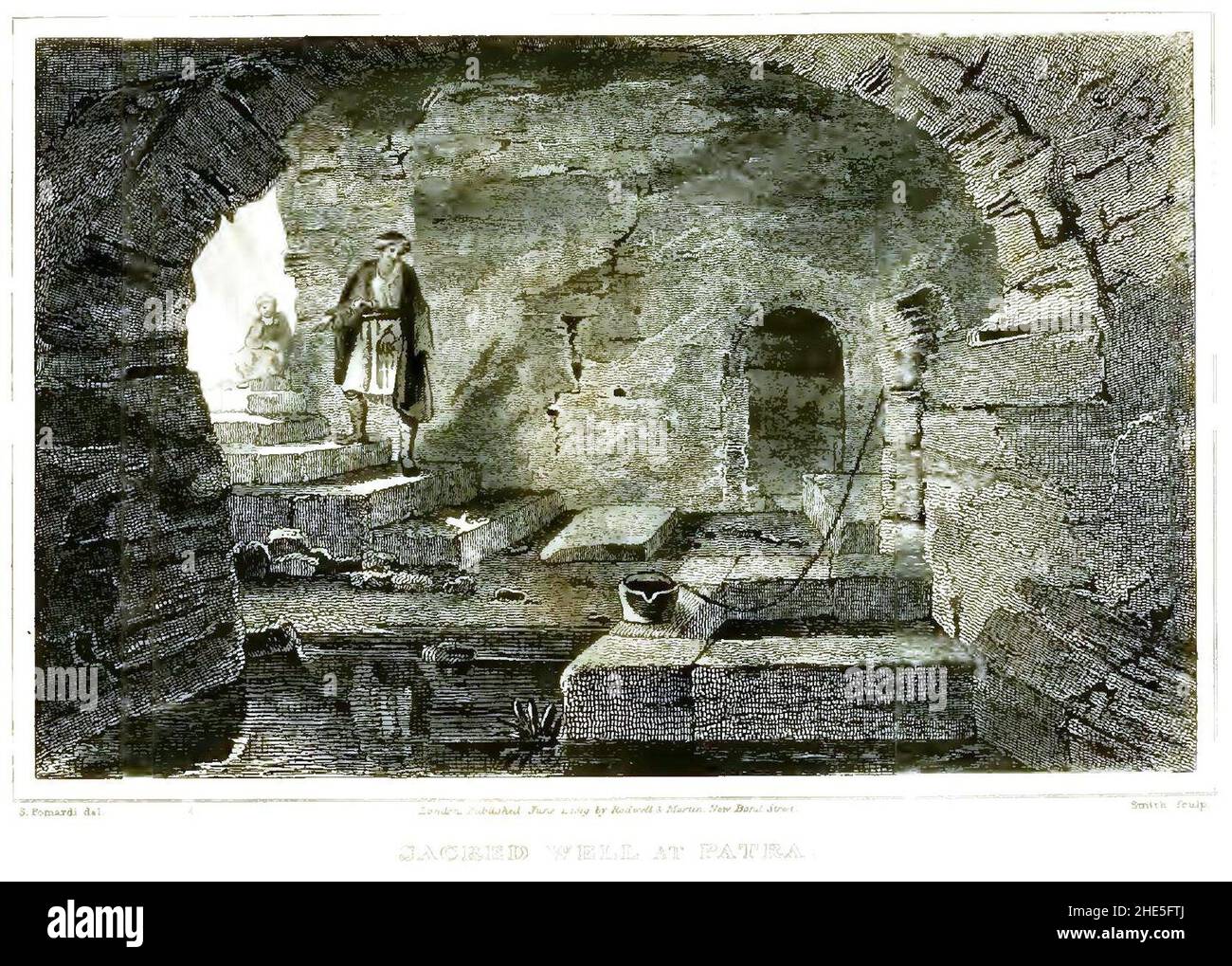 Sacred well at Patra Stock Photo - Alamy