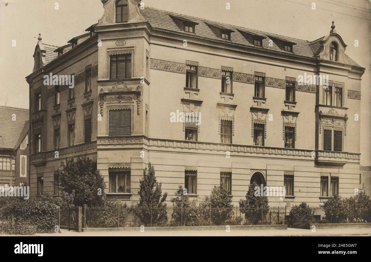 Sagan, Schlesien - Gebäudeansicht (2 Stock Photo - Alamy