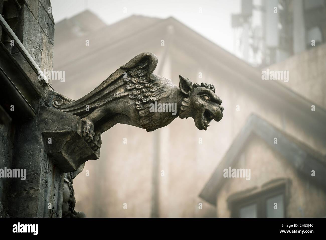 Winged devil figure hi-res stock photography and images - Alamy