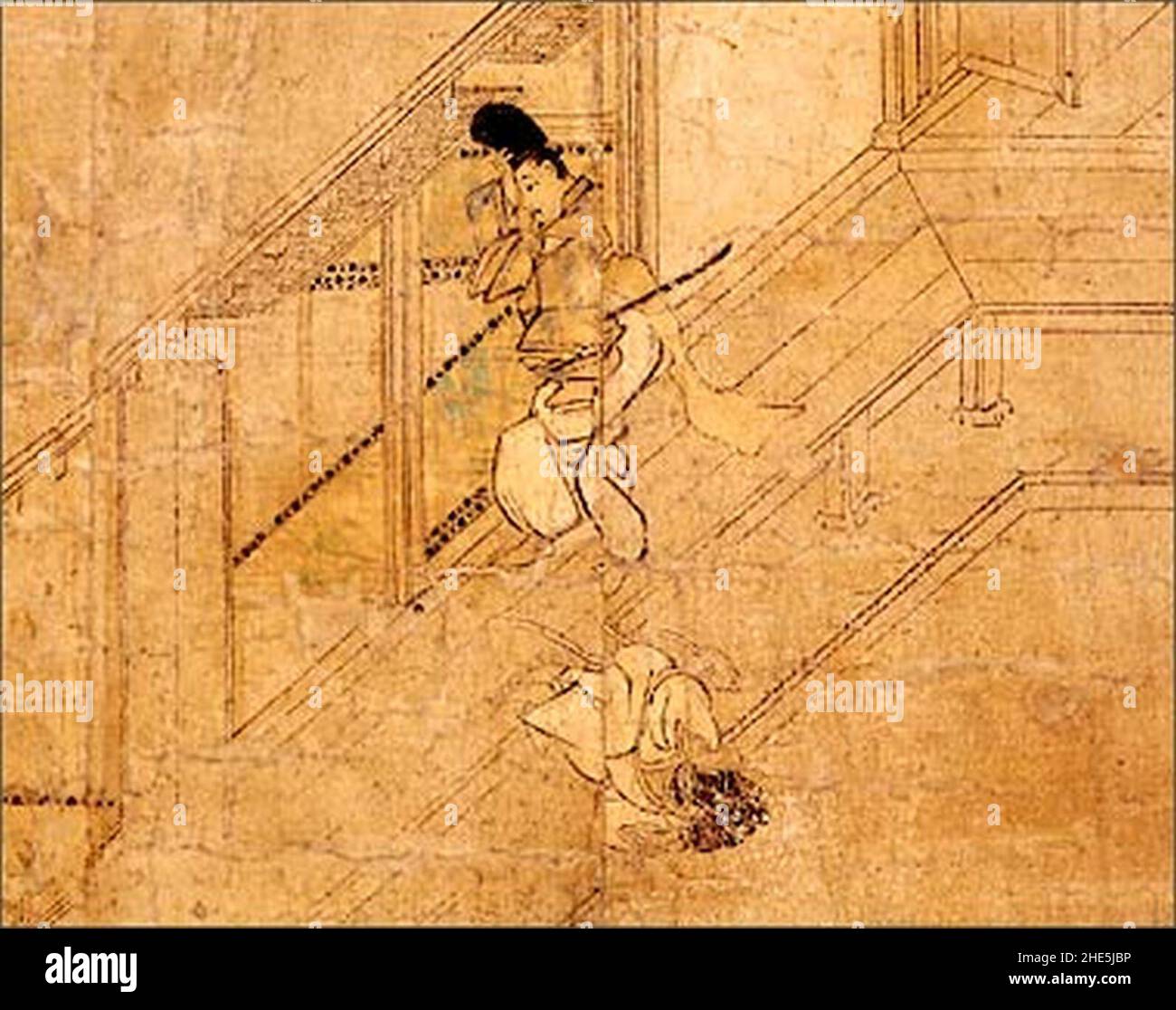 Saigyo Monogatari Emaki - Tsunetaka - Details of Saigyo before his ...