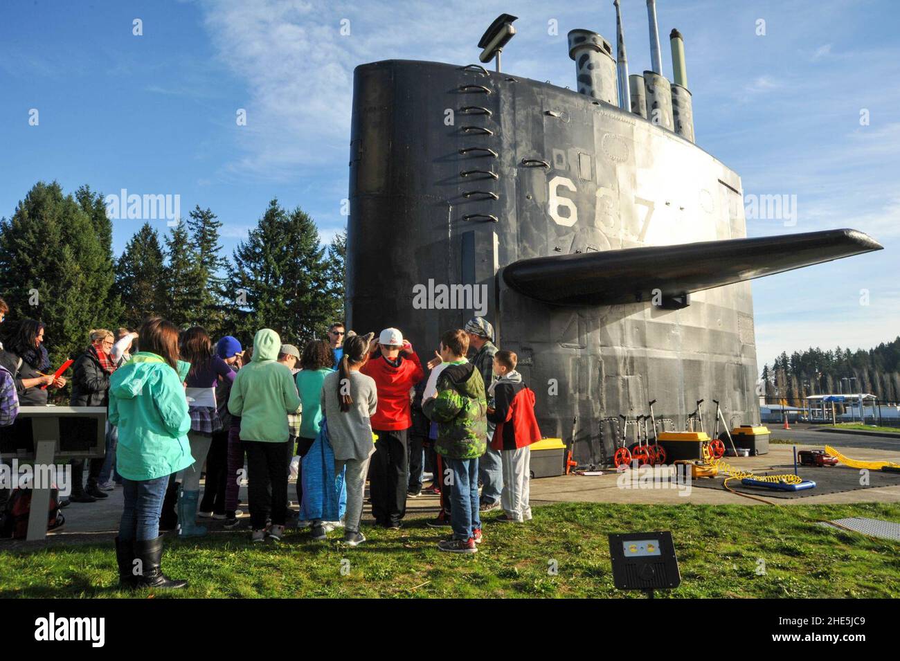 Sail of USS Sturgeon (SSN-637 Stock Photo - Alamy