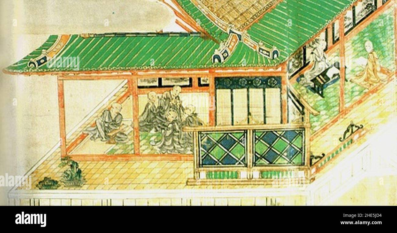 Saigyo Monogatari Emaki (detail Stock Photo - Alamy