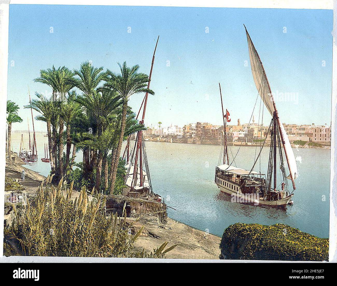 Sailboat on the Nile, Cairo, Egypt Stock Photo - Alamy