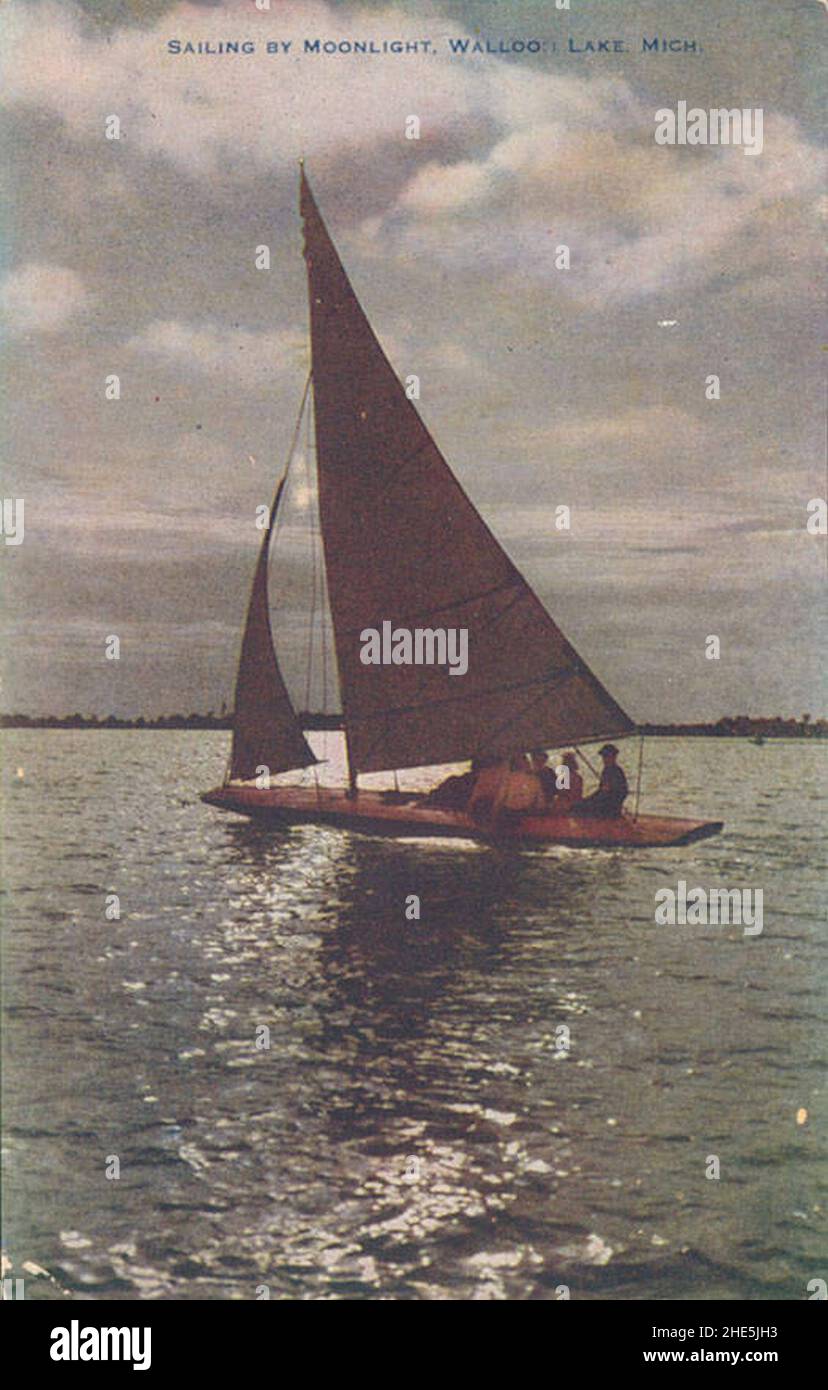 Sailing by moonlight hi-res stock photography and images - Alamy